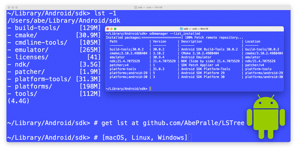 Command Line Install of Android SDK [macOS]